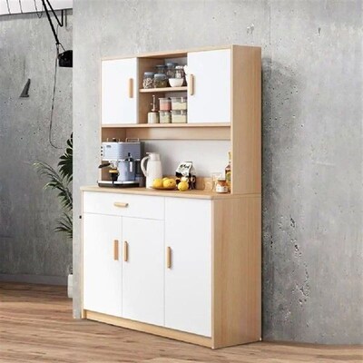 Household Wall Tall Sideboard Freestanding Hutch Cabinet