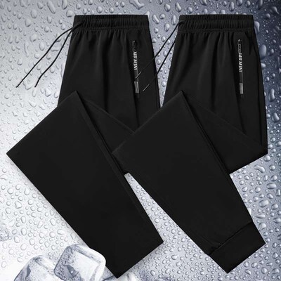 Mens Casual Pants Spring and Summer Thin Sweat Pants Casual