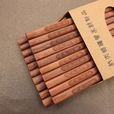 Wooden chopsticks,household unpainted wood tableware木制筷子