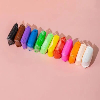 Colored Clay Child Modelling Craft Children Air Dry Clay Wit