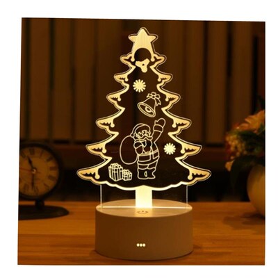 Christmas Decorations for Home Tree Elk Christmas 3D Acryli1