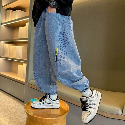 Kids Boys Denim Clothes Pants Children Wears Clothing Bottom