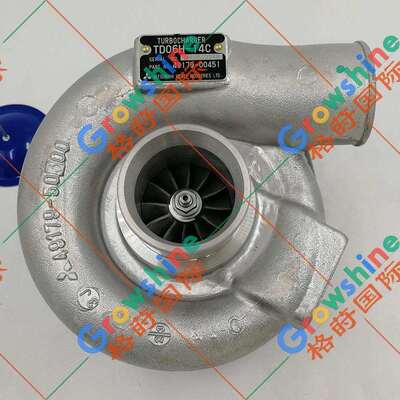 原装进口E200B挖掘机S6KT增压器49179-00451、5I5015