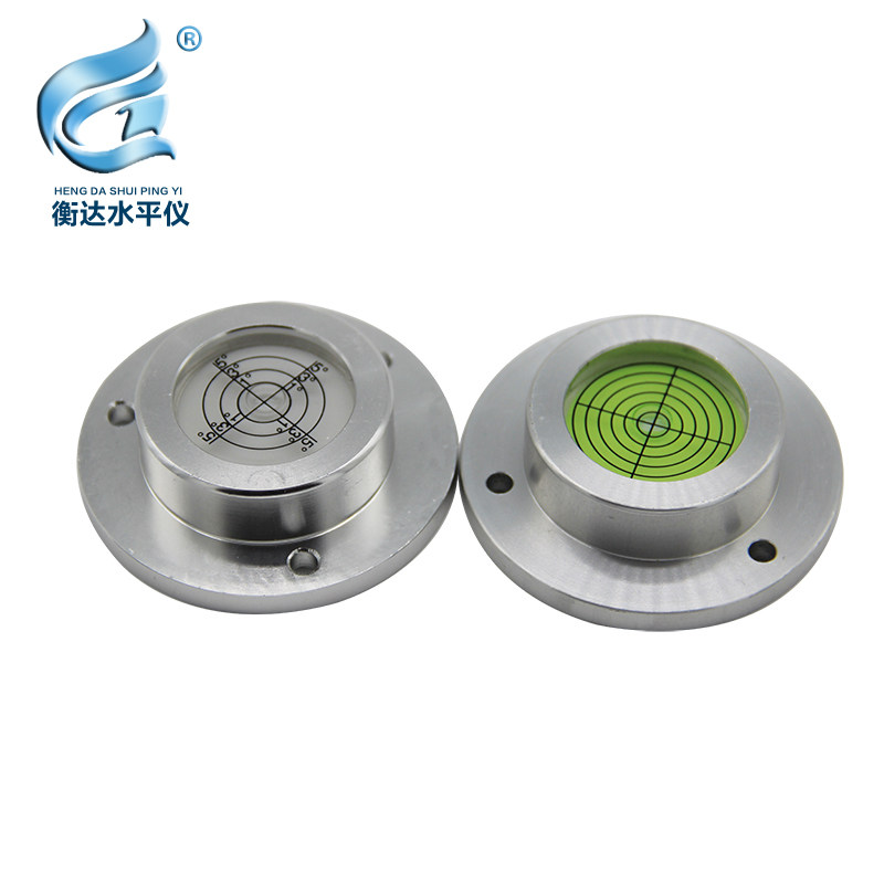 金属万象水平仪高精度气泡水准仪牛眼水平泡圆形水准泡便携水准器