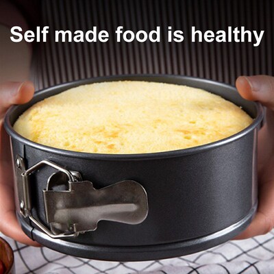 Baking Cake Pan Round Bread Mold with Removable Bottom Buckl