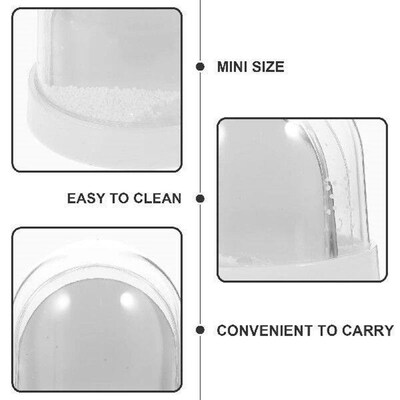 Snow Globe Photo Frame Globes Plastic DIY Snowglobe Picture