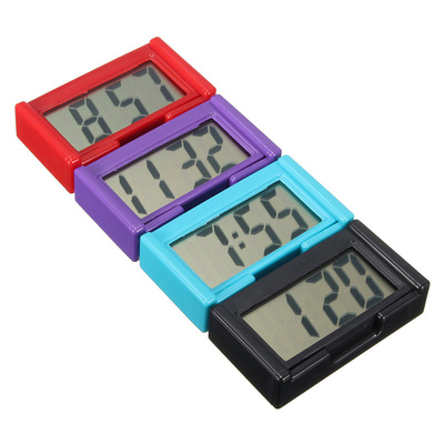 1pc Mini Car Clock Auto Truck Dashboard Time Convenient Dura