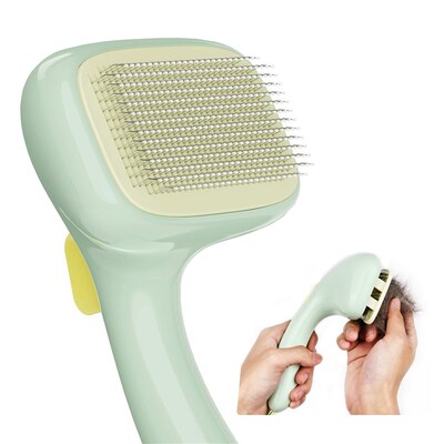 Cat Brush Retractable Self Cleaning Slicker Brush Cat Comb G