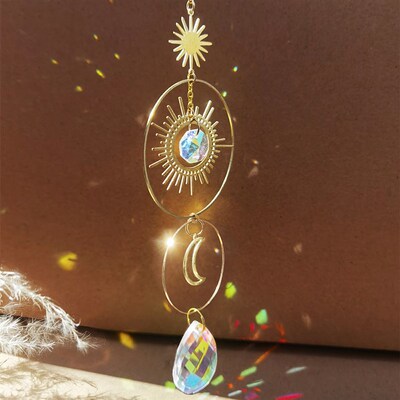 Crystal Wind Chimes Dream Catcher Stained Glass Sun Catcher