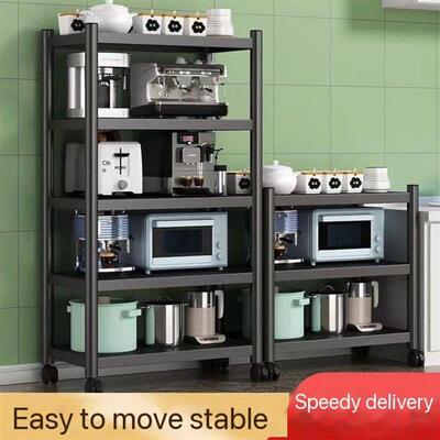 Kitchen Shelf bathroom storage rack Trolley iron shelves架子