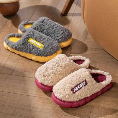 2024 New rend Winter Couple Indoor Non-slip Mule For Men Wom