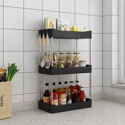 Under Sink Storage Organizer 2 Tier Drawer Multipurpose Rack