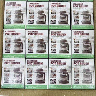 Dish Brush with Soap Dispenser Multi Use Soap Dispensing Sc1