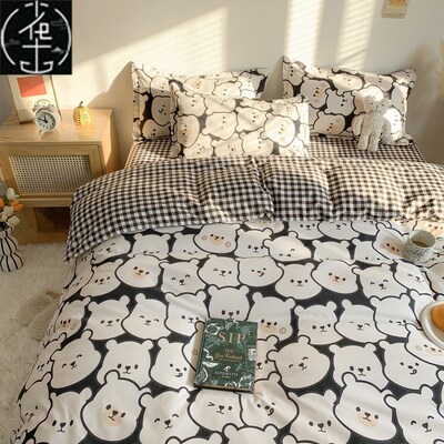Quilt Bedsheet Bedcovers Duvet Sheets Bed Set Bedding Cover