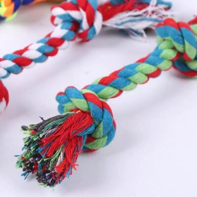 Dog Toy Pet Molar Biteresistant Cotton Rope Knot for Small