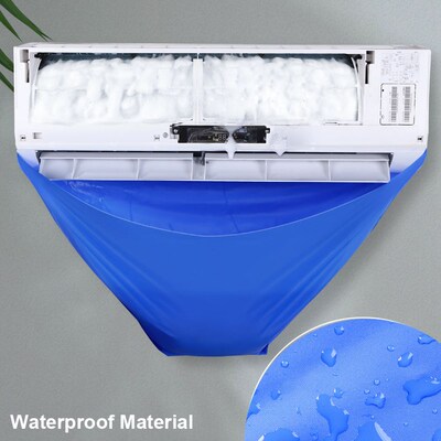 Air conditioner cleaning ver brush filter water bag air cond