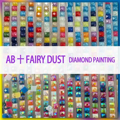 AB Fairy Dust Diamond Painting Girl Fantasy Art Picture Full
