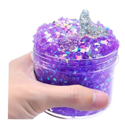 3 Pack Glimmer Slime Crunchy Slime kit Blueberry Sugar Blitz