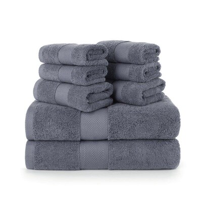 8 Pieces Cotton Bath Towel Set Bath Hand Towels Washcloths