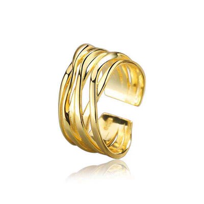 New multi-layer tend ring winding line female simple open ri