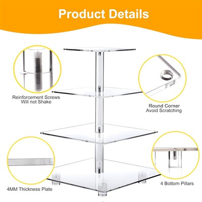 Cupcake Stand Holder Tower  Acrylic Candy Party