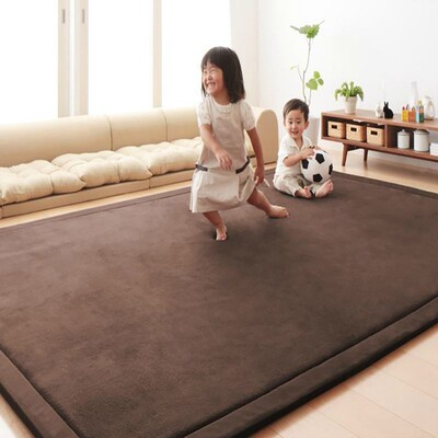Rug home tatami living room floor carpet mat 纯色榻榻米地垫