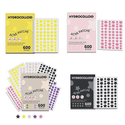 18-600pcs Star Pimple Patch Acne Colorful Invisible Acne Rem