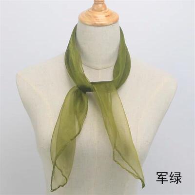 21Colors 60*60CM Sheer Transparent Scarves for Children Musi