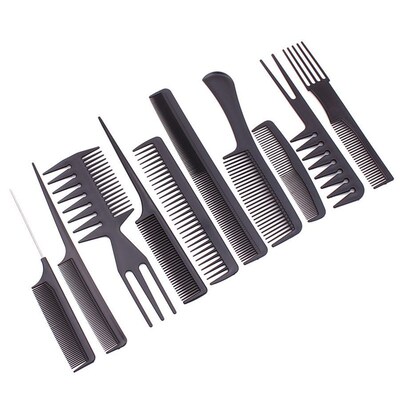 Beauty tools hair comb 10 sets Foreign trade Combs Makeup co