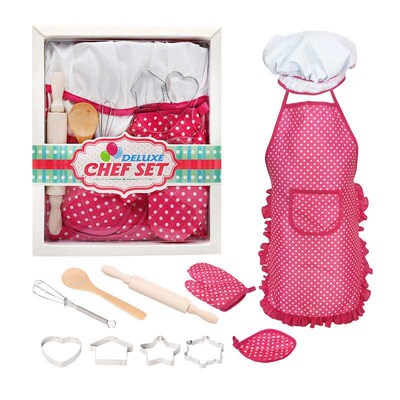 Childrens Play Kitchen aking Toy Cooking Cooking Cake Apron