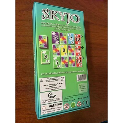 New Skyjo Board Game Card Party of Tables for The Whole Fami