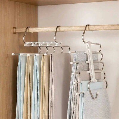Pants Hangers Racks Closet Organizer Clothing Racks