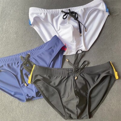 Mens One Piece Bikini Swimwear Double Sides Zippers With/Wi