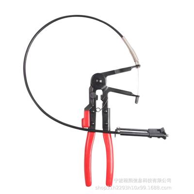 管束钳CX01171 可弯式喉式束夹汽车水管卡箍钳钳子钳 管带线钳管