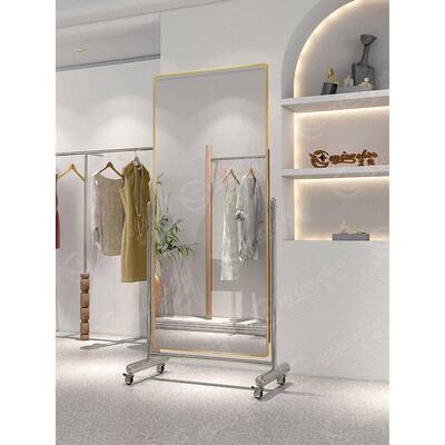 可移动全身镜落y地镜用服装EWL店镜子显瘦试衣直镜家播间美颜镜穿