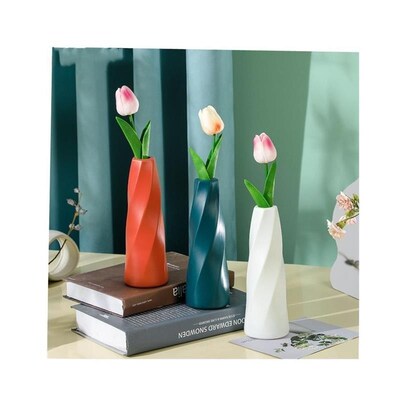 Modern Plastic Vases European Anti-Ceramic Flower Vase Weddi