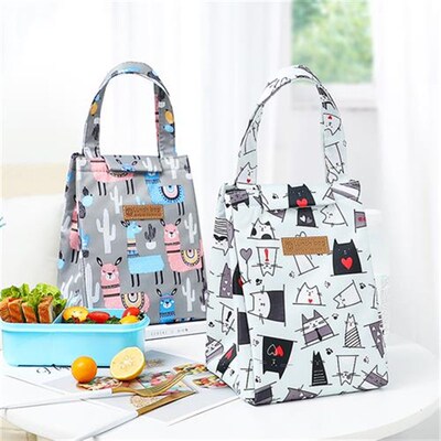Lunch Box Tote Cooler Lunch Box Insulation Portable Tote Bag