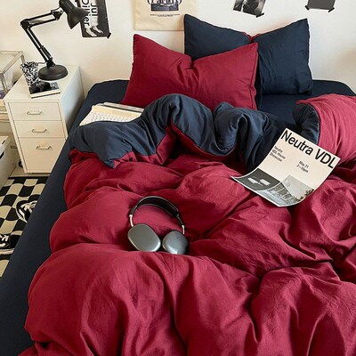 Student Bed sheet set bedding 4set Blanket Duvet Quilt Cover