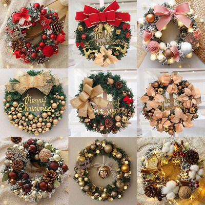 24in Flocked Tabletop Christmas Tree, Small Garland Decor
