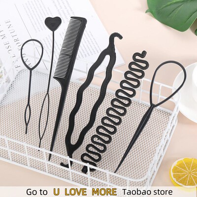 6Pcs Hair Braiding Tool DIY Hair Design Styling Tool Kit Upd