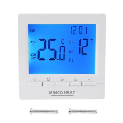 Digital Gas Boiler Thermostat 3A Weekly Programmable Room Te