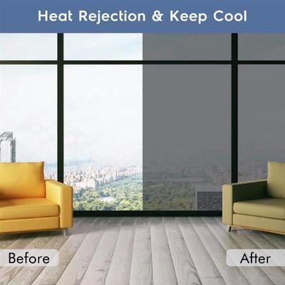 One Way Mirror Window Film Stained Vinyl Glass Self Adhesive