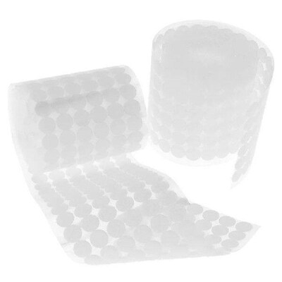 1000 Pairs Double-Sided Adhesive Fastener Tape Hooks Dot