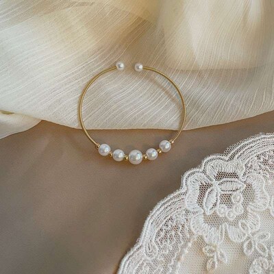 Baroque Pearl Brlet Womens New Ins Style Fashionable Simple