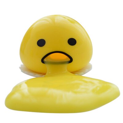 New Funny Egg Yolk Squishy Toys Squeeze Ball Vomit Custard B