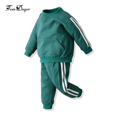 top and top Baby Clothing Sets Baby Boy Girls Clothes 2PCS O