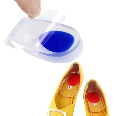 1Pair Spur Pain Foot Shoe Inole Silicone Gel Orthopedic Inol