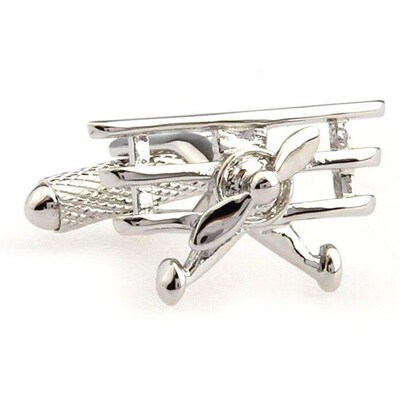 Lepton Fashion Plane Styling Cufflinks For Mens Hot Sale Rea