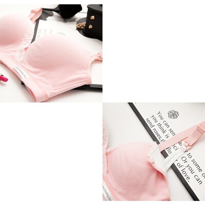 3 Pcs Wirefree Nursing Clothing Cotton Breastfeeding Bra for