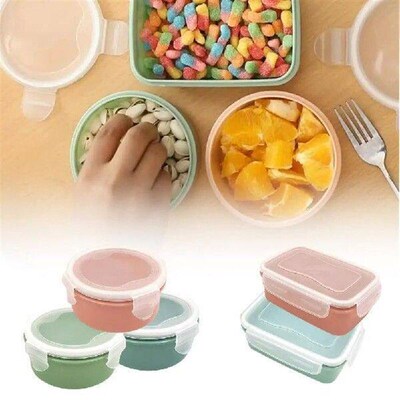 Mini Size Home Round Plastic Refrigerator Crisper Kitchen